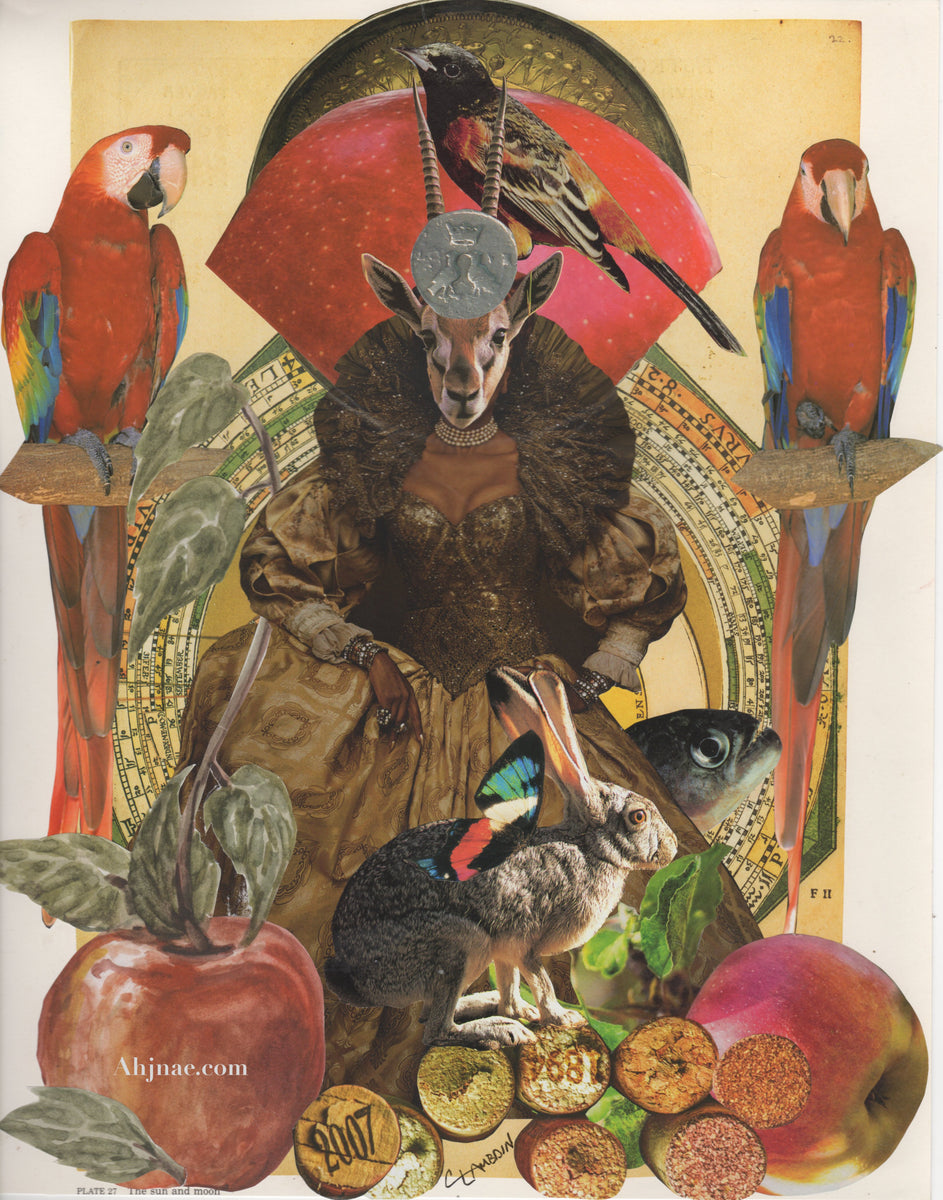The Apple Queen – Ahjnae Collage by Claudia